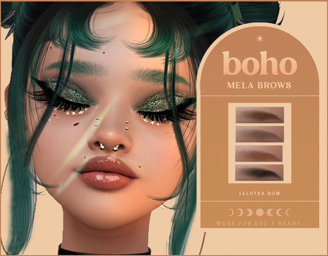 Second Life Marketplace - boho mela brows Second Life Marketplace - boho mela brows